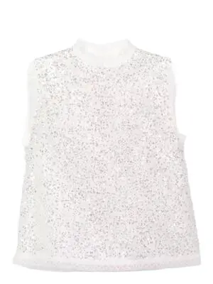 Shiatzy Chen Libre Collection Sequin Top - Grey