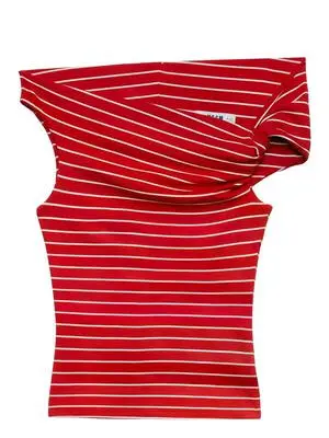 MSGM Knot-detail Top - Red
