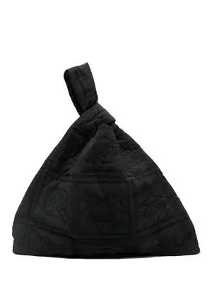 Nanushka Wristlet Tote Bag - Black