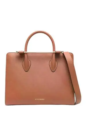 Strathberry Midi Tote Bag - Brown
