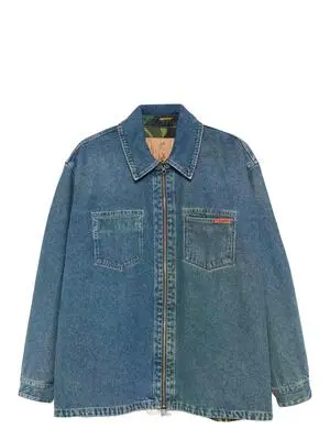 Martine Rose Reversible Denim Shirt - Blue