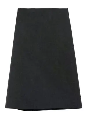 JIL SANDER A-line Midi Skirt - Grey