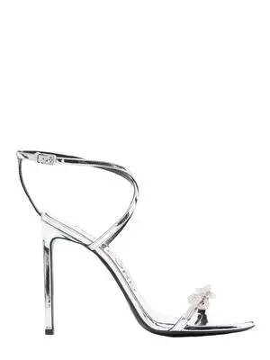 TOM FORD 105mm Crystal-embellished Sandals - Silver