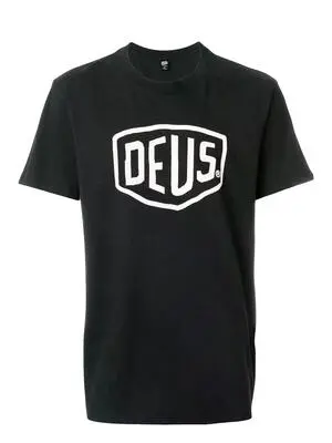 Deus Ex Machina Oversized Logo T-shirt - Black