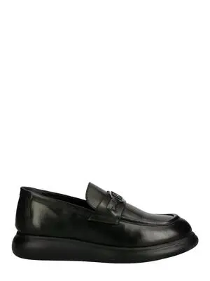 Karl Lagerfeld Logo-plaque Loafers - Black