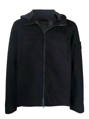 Stone Island Compass Hooded Jacket - Blue