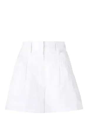 Shiatzy Chen High-waisted Chino Shorts - White