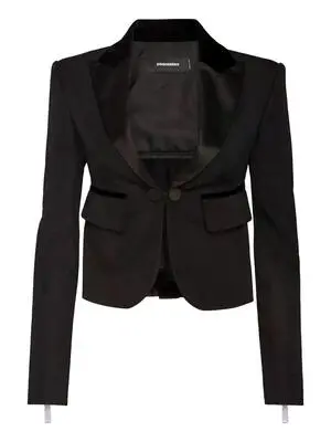 Dsquared2 Single-breasted Blazer - Black
