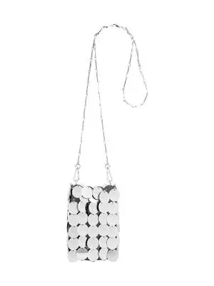 Rabanne Mini Sparkle Bag - Silver