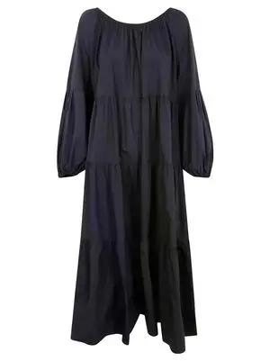 Liviana Conti Poplin Midi Dress - Black