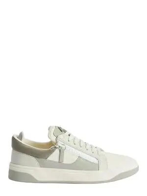 GIUSEPPE ZANOTTI Gz94 Leather Sneakers - Grey
