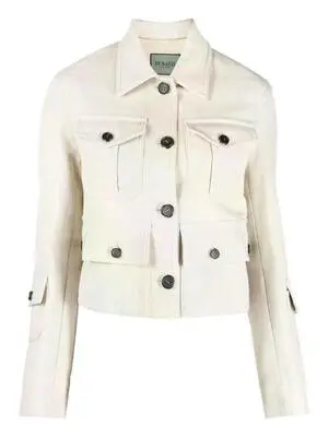 DURAZZI MILANO Multi-pocket Cropped Jacket - Neutrals