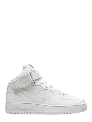 Nike X Louis Vuitton X Virgil Abloh Air Force 1 Mid Sneakers - White