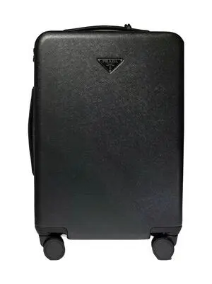 Prada Triangle-logo Suitcase - Black