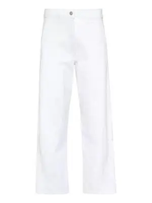 Fabiana Filippi High-rise Straight-leg Denim - White
