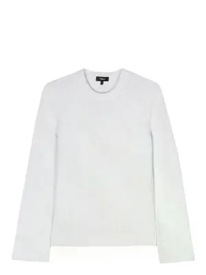 Theory Long-sleeve Bouclé Jumper - Blue