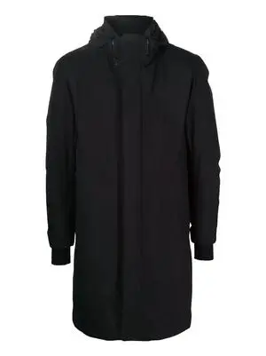 Herno Hooded Longline Padded Coat - Black