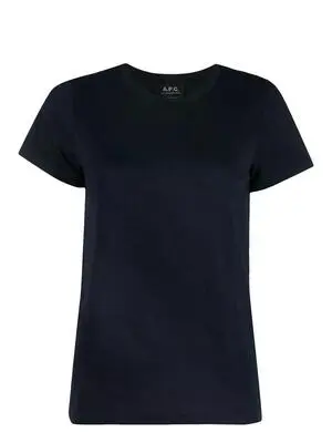 A.p.c. Fitted Crew-neck T-shirt - Blue