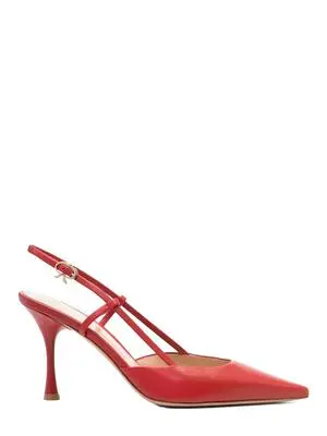 GIANVITO ROSSI Ascent 85mm Slingback Pumps - Red