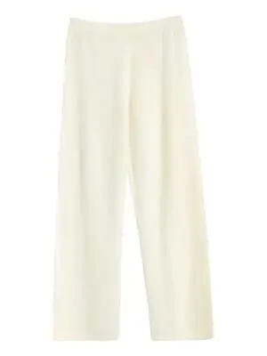 Chinti & Parker Wide-leg Wool-cashmere Track Pants - Neutrals