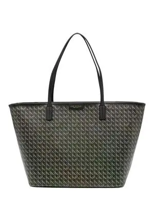 Tory Burch Signature Logo Tote Bag - Black