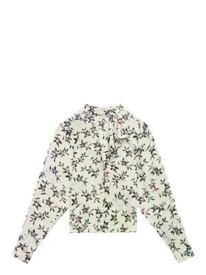 MARANT ETOILE Vilda Floral-print Blouse - Neutrals
