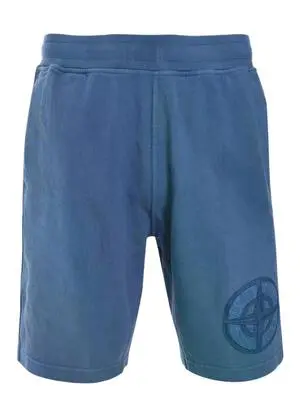 Stone Island Fleece Shorts - Blue