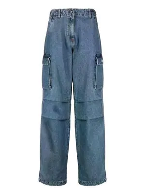 COPERNI Coperni High-Waisted Wide-Leg Cargo Trousers
