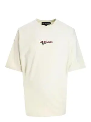 LES BENJAMINS Graphic-print T-shirt - Neutrals