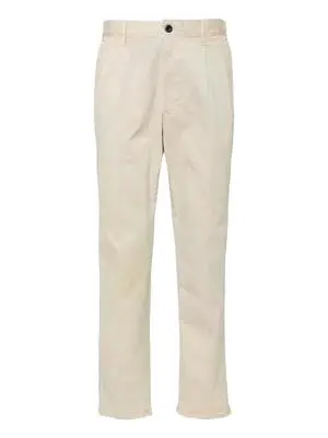 Incotex Tapered-leg Cotton Chino Trousers - Neutrals