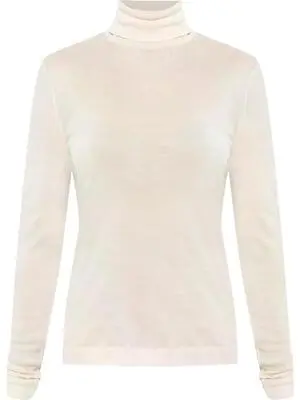 Hanro Roll-neck Top - Neutrals