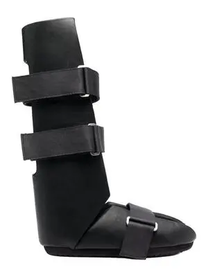 Rick Owens Splint Leather Knee Boots - Black