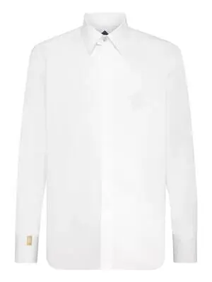 BILLIONAIRE Logo-embroidered Button-up Shirt