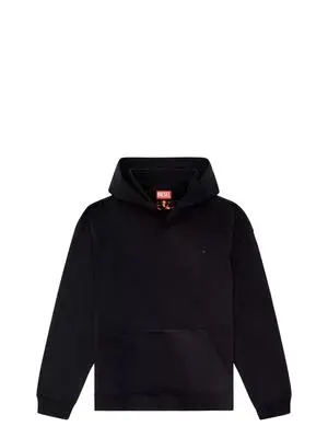 DIESEL® S-boxt-hood Cotton Hoodie - Black