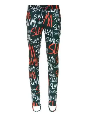 AMIR SLAMA Stirrup Track Trousers - Black