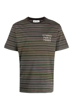 Études Studio Striped Cotton T-shirt - Multicolour