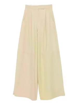 Max Mara Avoriaz Wide Leg Trousers - Neutrals