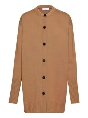 FERRAGAMO Cashmere Cardigan Dress - Neutrals