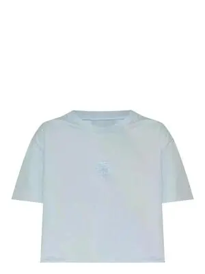 Givenchy Cropped 4g Liquid T-shirt - Blue