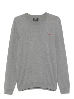 A.p.c. Cotton Sweater Grey
