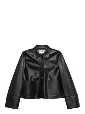 Loewe Leather Jacket - Black