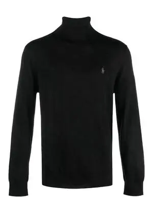 Polo Ralph Lauren Polo Pony Motif Jumper - Black