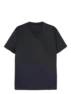 LOW BRAND Cotton Jersey T-shirt - Blue