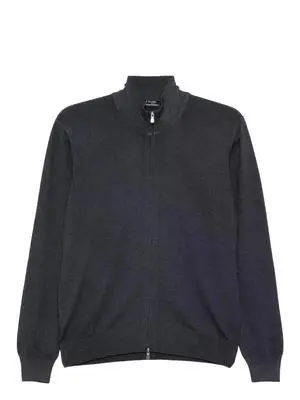 BARBA NAPOLI Virgin Wool Cardigan - Grey