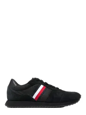Tommy Hilfiger Signature Tape Runner Sneakers - Black