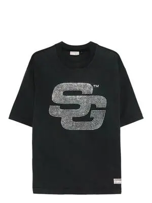 SUMMER GAMES Logo-embellished T-shirt - Black