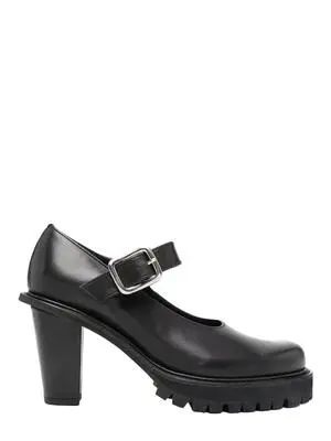 Comme Des Garçons Leather Pumps - Black