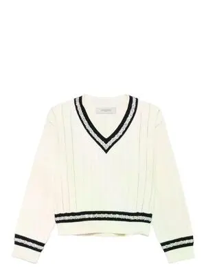 GOLDEN GOOSE Crystal-embellished Sweater - Neutrals