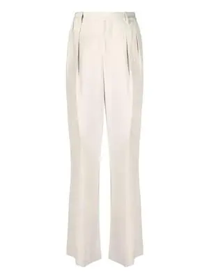 Axel Arigato Jackie Pleated Straight Trousers - Neutrals