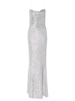 MOOS STUDIO Pisces Moon Maxi Dress - Silver